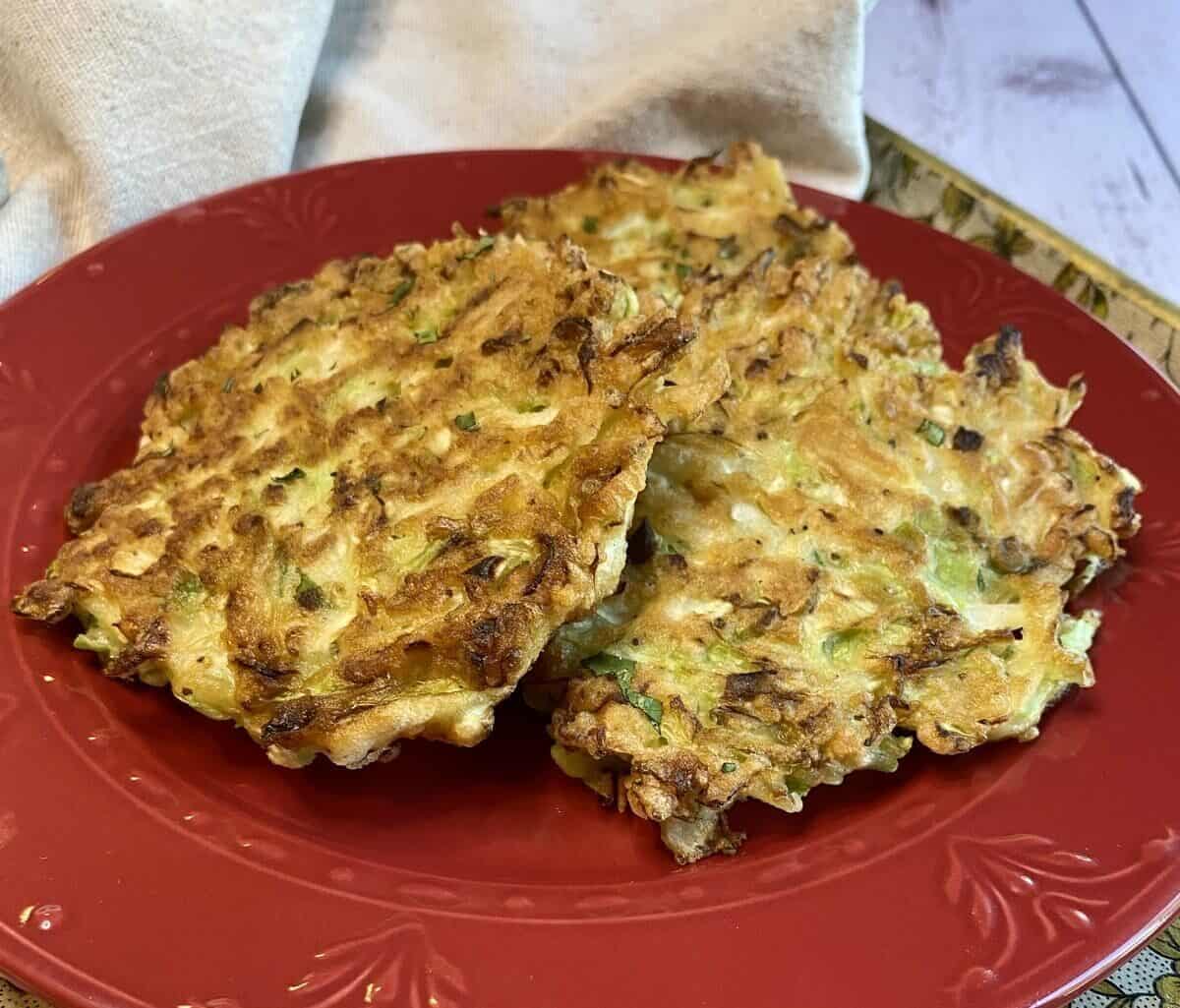 Easy Cabbage Fritters - The Measured Scoop